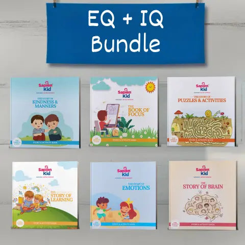 EQ+IQ Bundle — Emotional Intelligence & Focus Books for Kids – SapienKid™